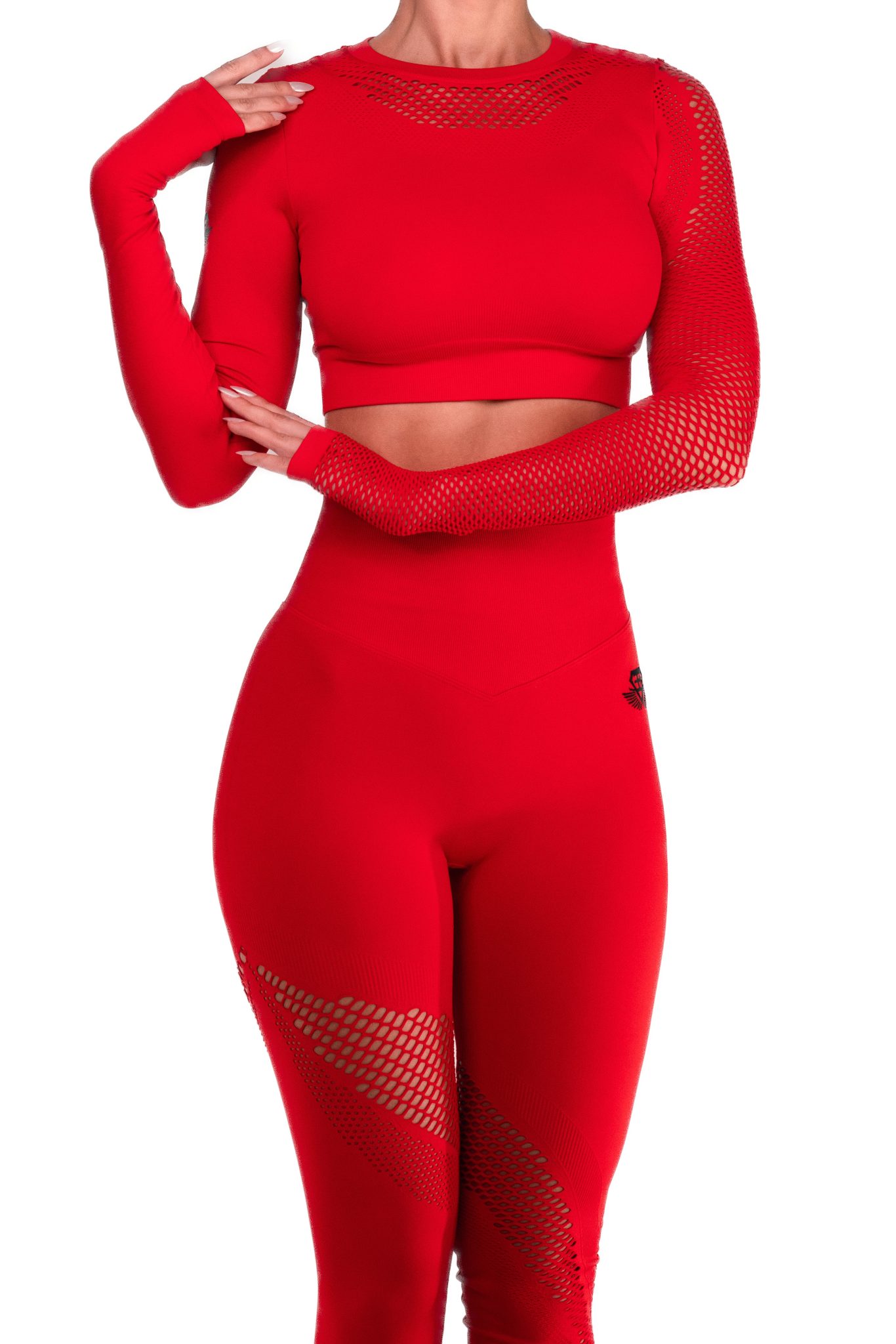 Motus 2.0 Seamless SET – FIRE RED – Body Engineers